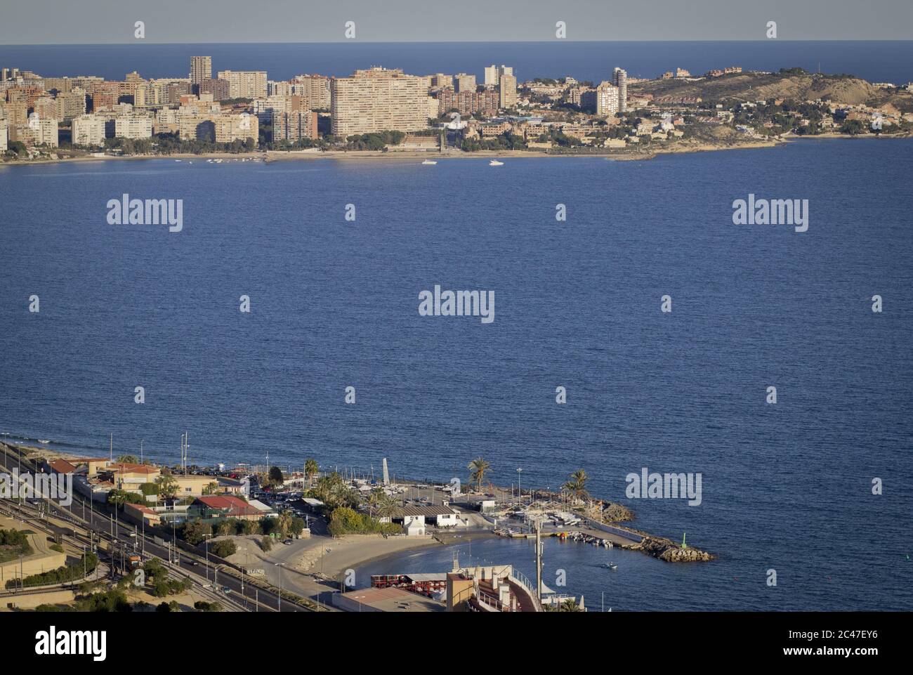 Aerial shot city on beach hi-res stock photography and images - Alamy