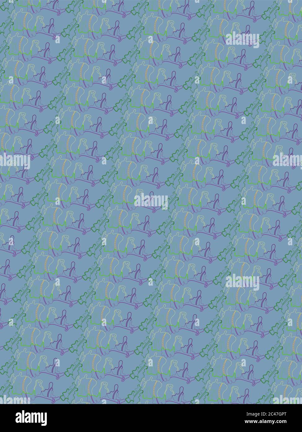 Abstract blue background with a pattern similar to multi-colored ...