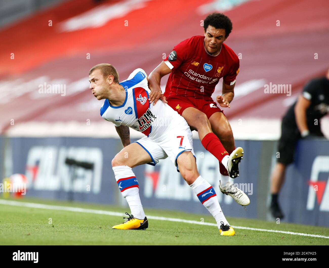 Liverpools trent alexander arnold battle hi-res stock photography and ...