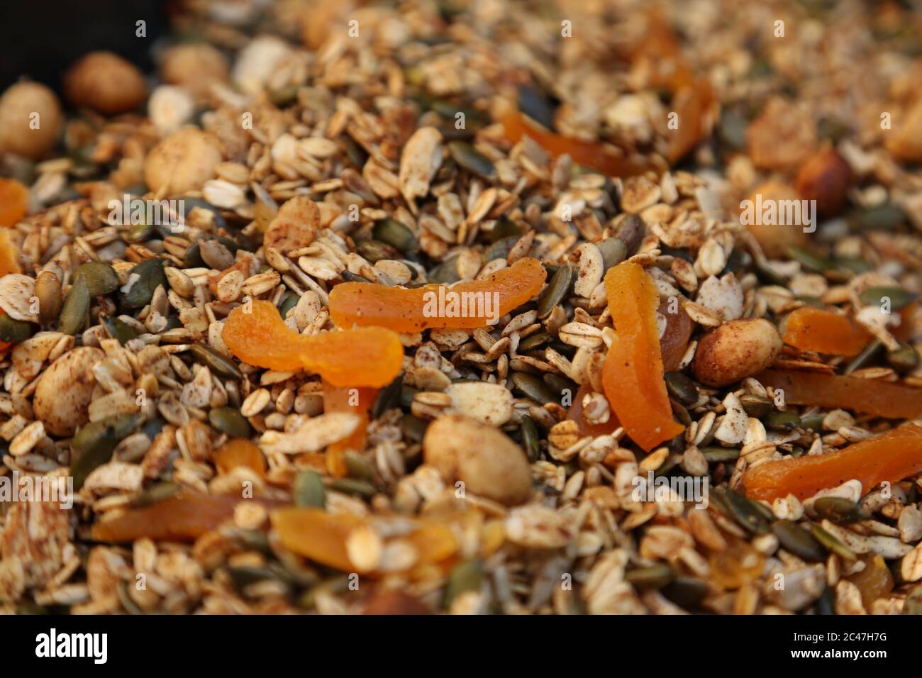 Homemade muesli cereal. Healthy breakfast concept image Stock Photo - Alamy