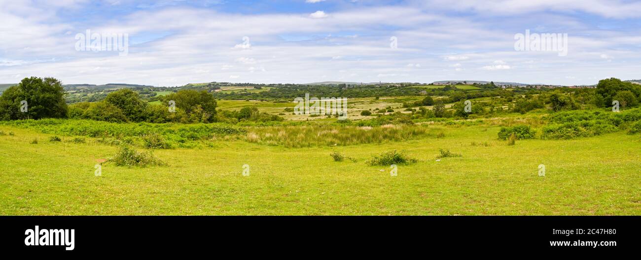 Panoramic landscape hills wales hi-res stock photography and images - Alamy