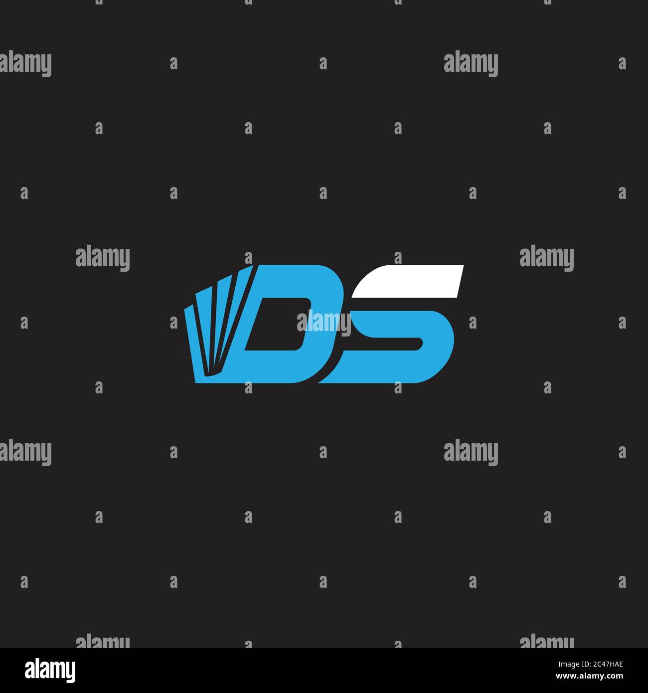 DS Letter Book Logo and Icon Vector Stock Vector Image & Art - Alamy