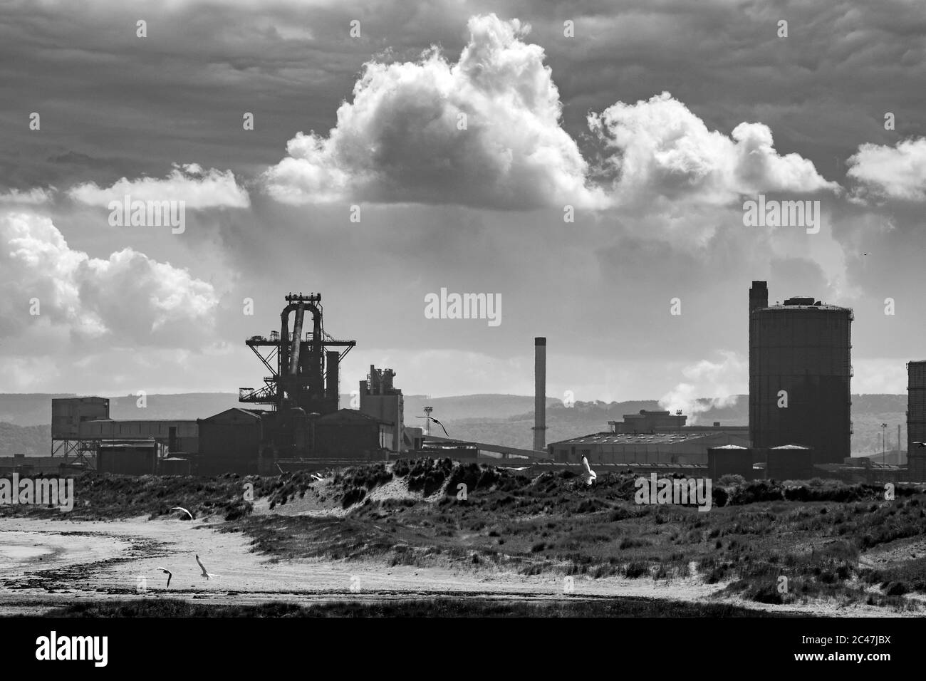 Yorks redcar Black and White Stock Photos & Images - Alamy