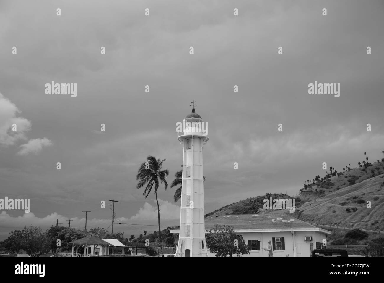 Lighthouse and museum Black and White Stock Photos & Images - Alamy