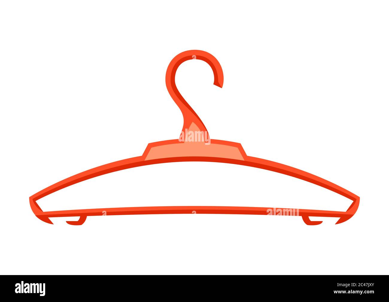 Illustration of clothes hanger Stock Vector Image & Art - Alamy