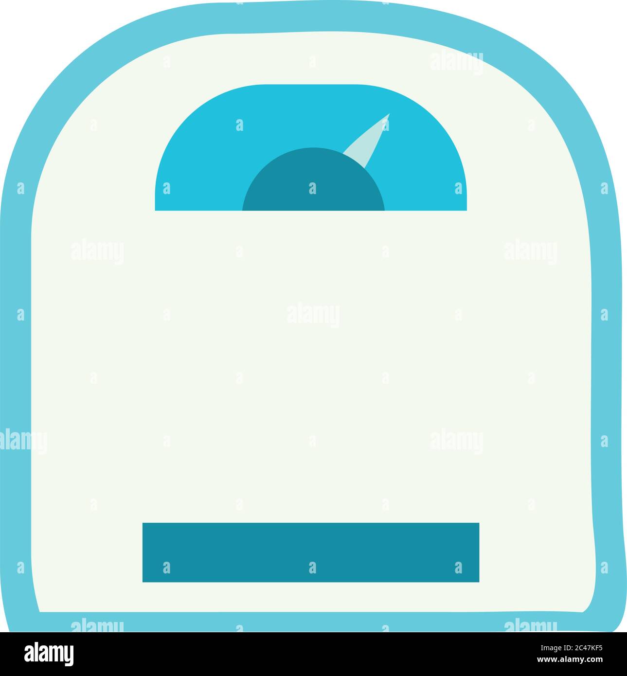 Scale flat style icon design of Medical care health and emergency theme ...