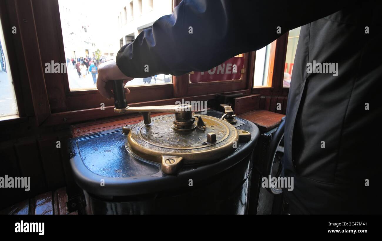 Tram drivers view hi-res stock photography and images - Alamy