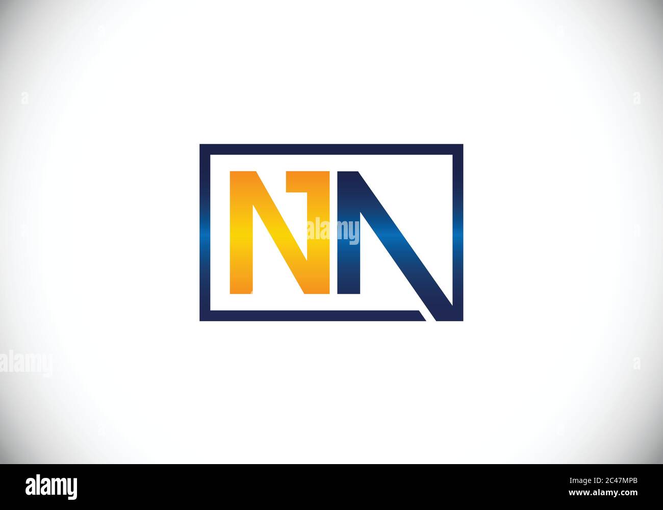 Initial Monogram Letter N A Logo Design Vector Template. N A Letter ...
