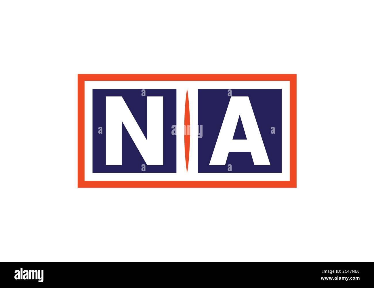 Initial Monogram Letter N A Logo Design Vector Template. N A Letter ...
