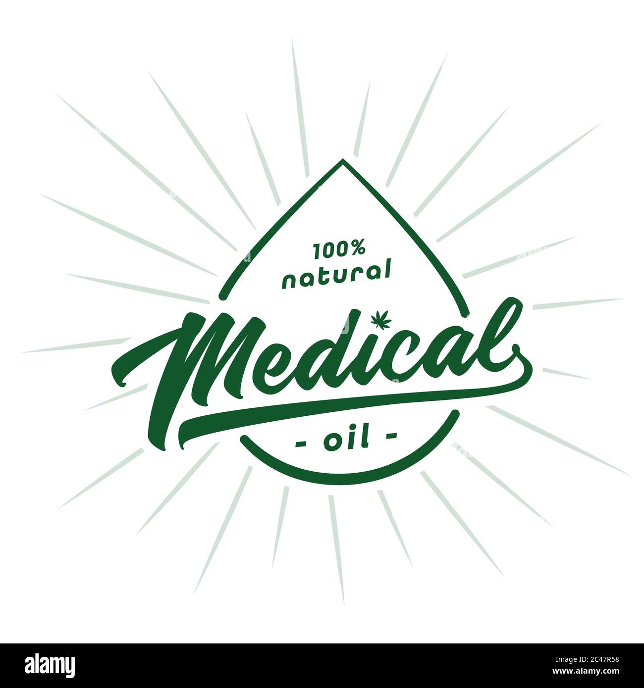 Medical oil design template. Vector and illustration Stock Vector Image ...