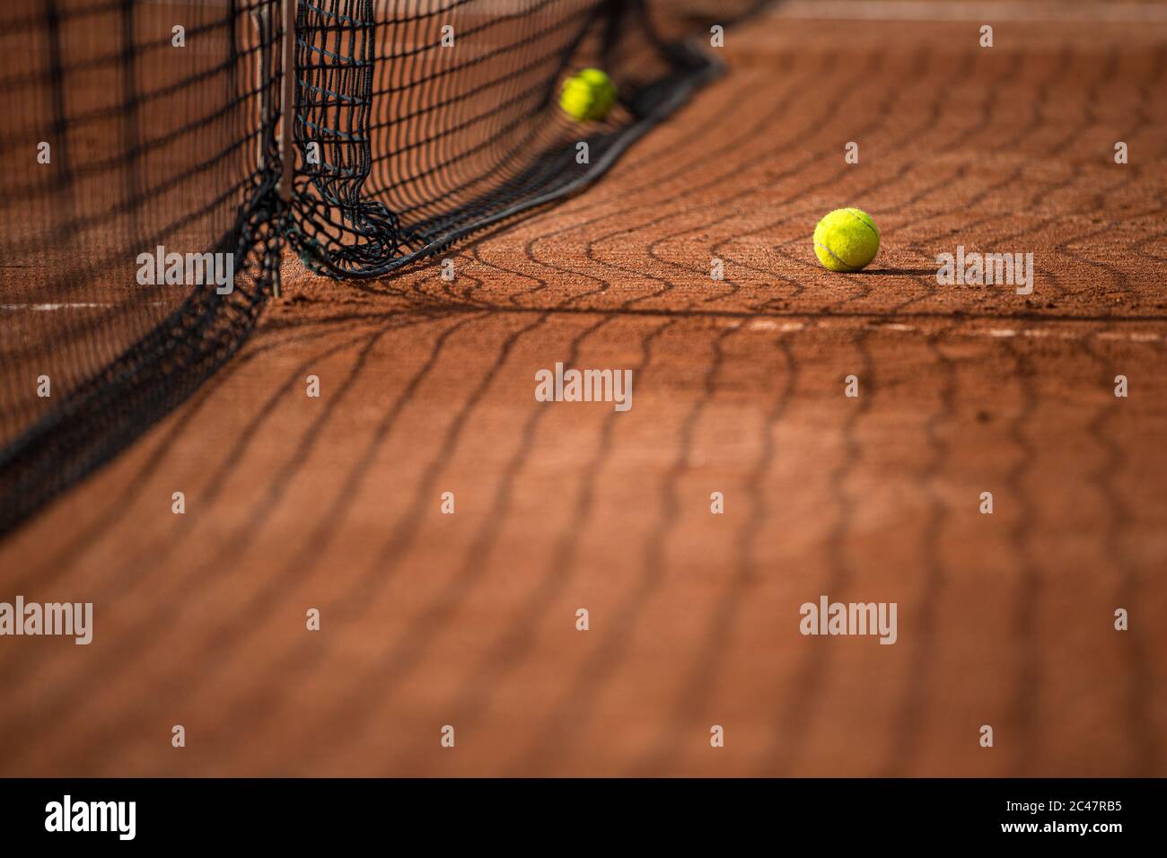 Tennis ball balls wimbledon active athletics court hi-res stock ...