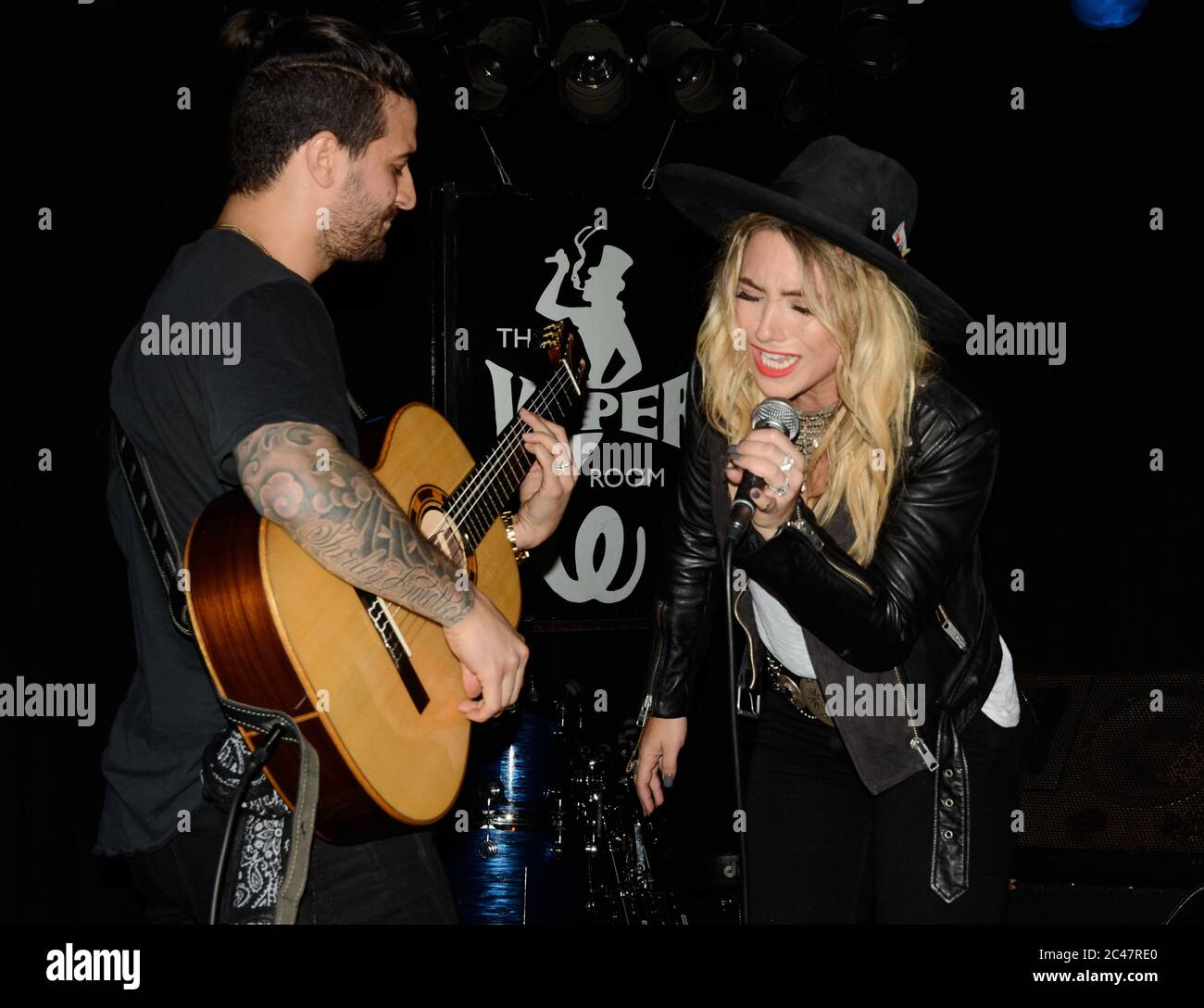 January 8, 2016: BC Jean and Mark Balen of Alexander Jean performed at ...