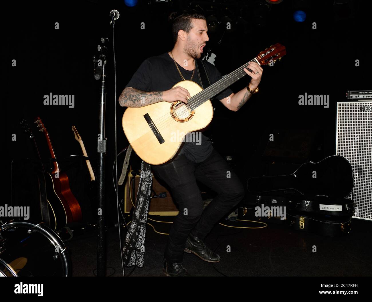 January 8, 2016: BC Jean and Mark Balen of Alexander Jean performed at ...