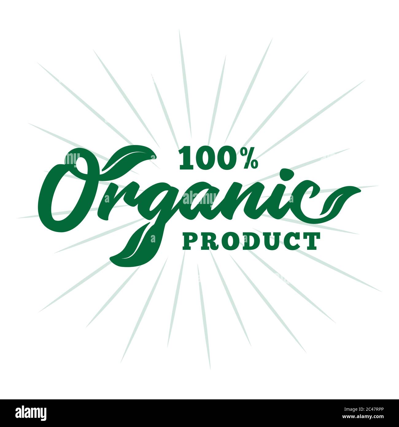 Organic product. Vector and illustration Stock Vector Image & Art - Alamy