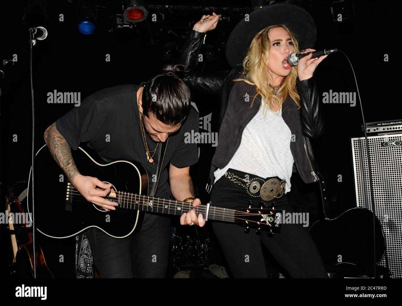 January 8, 2016: BC Jean and Mark Balen of Alexander Jean performed at ...