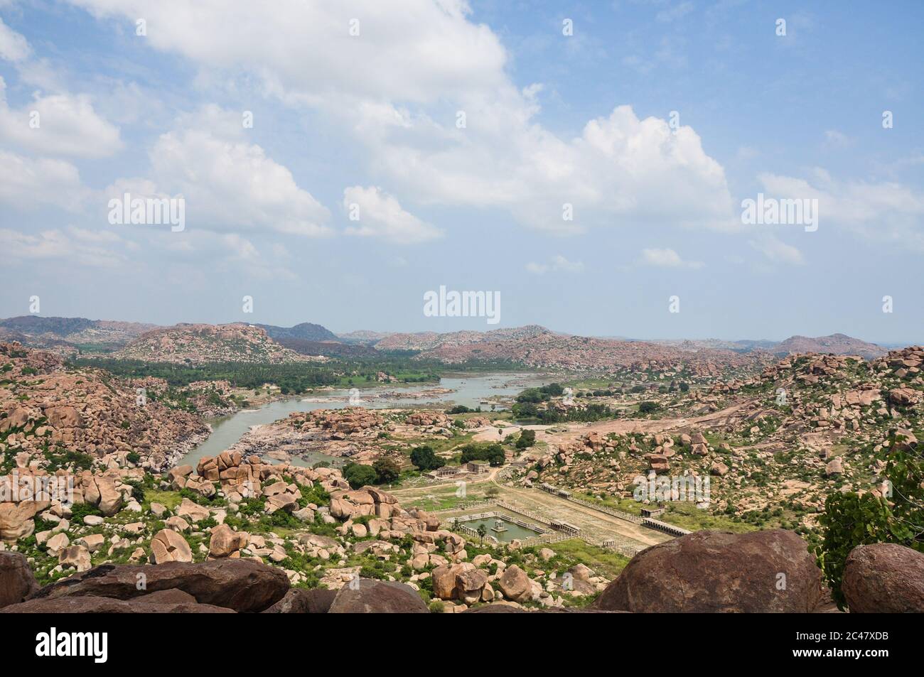 Ancient ruins of Hampi, India Stock Photo - Alamy