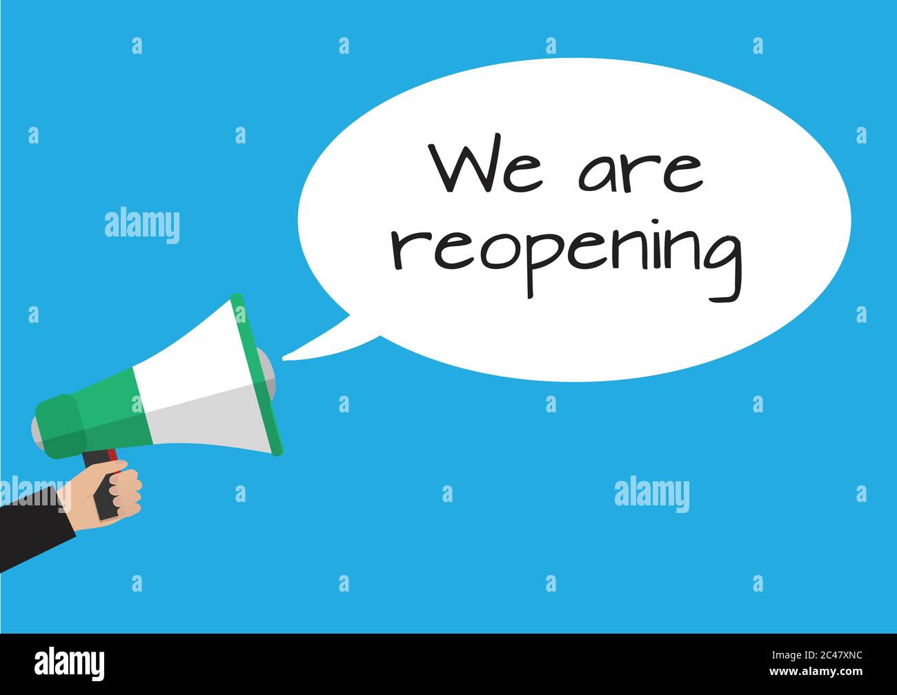 Business reopen Stock Vector Images - Alamy