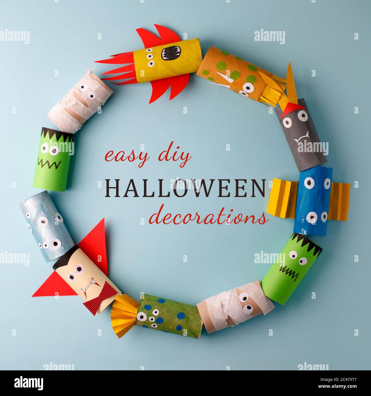 Toilet Paper Halloween Decs