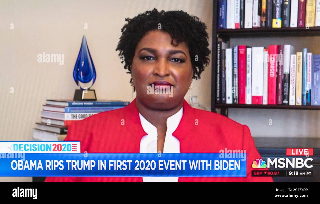 Stacey abrams voting rights hi-res stock photography and images - Alamy