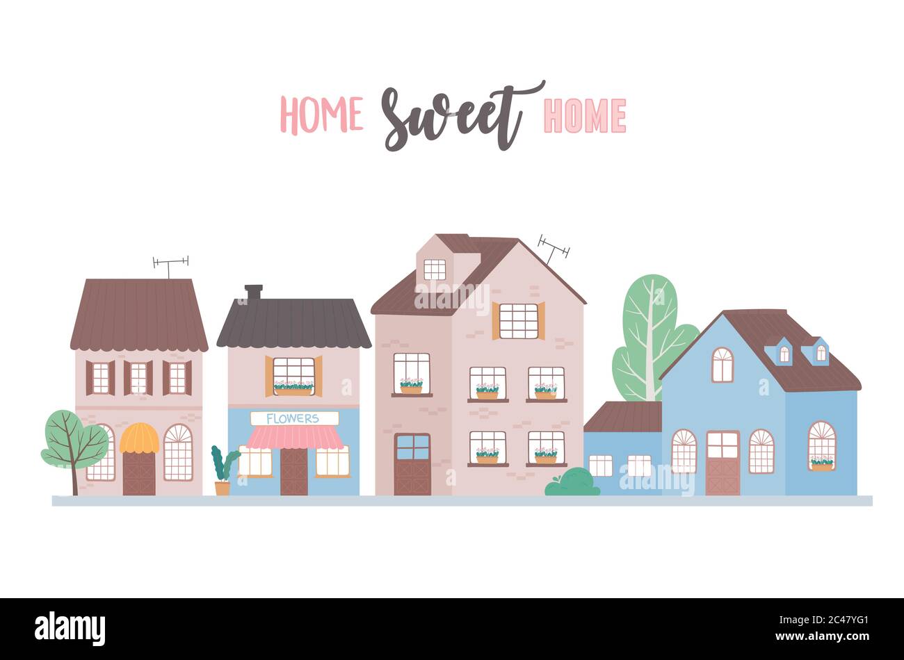 House Sweet Home Clipart
