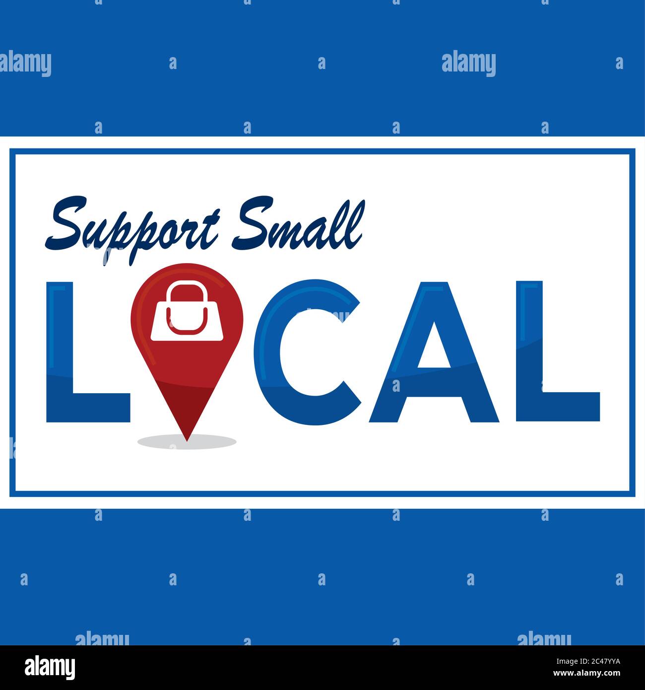 Small business shop local Stock Vector Images - Alamy