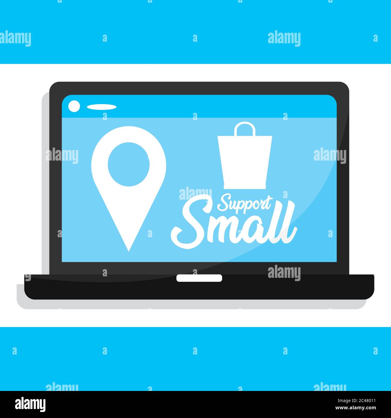 Support small poster Stock Vector Image & Art - Alamy