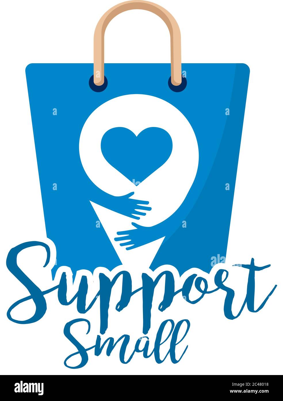 Support small poster Stock Vector Image & Art - Alamy