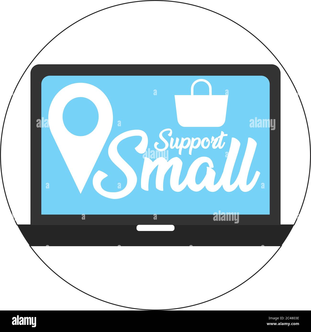 Support small poster Stock Vector Image & Art - Alamy
