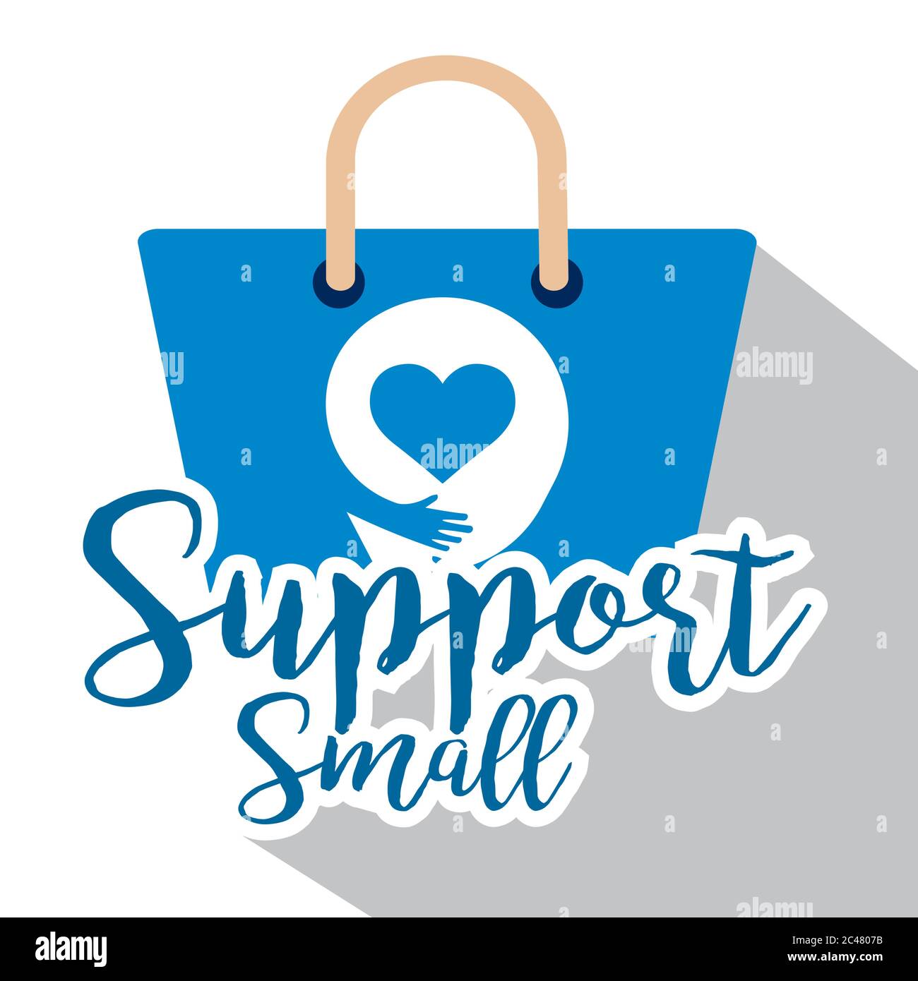 Support small poster Stock Vector Image & Art - Alamy