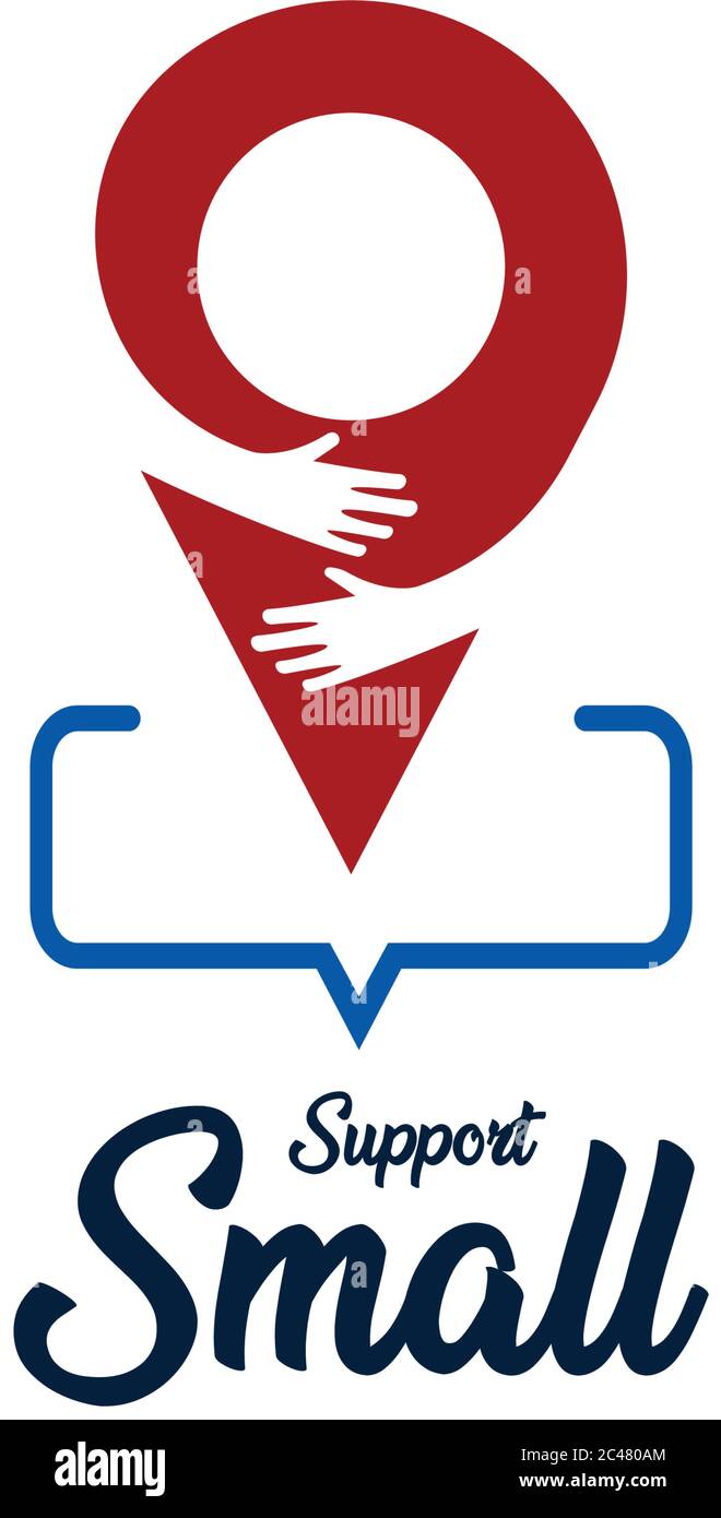 Support small poster Stock Vector Image & Art - Alamy