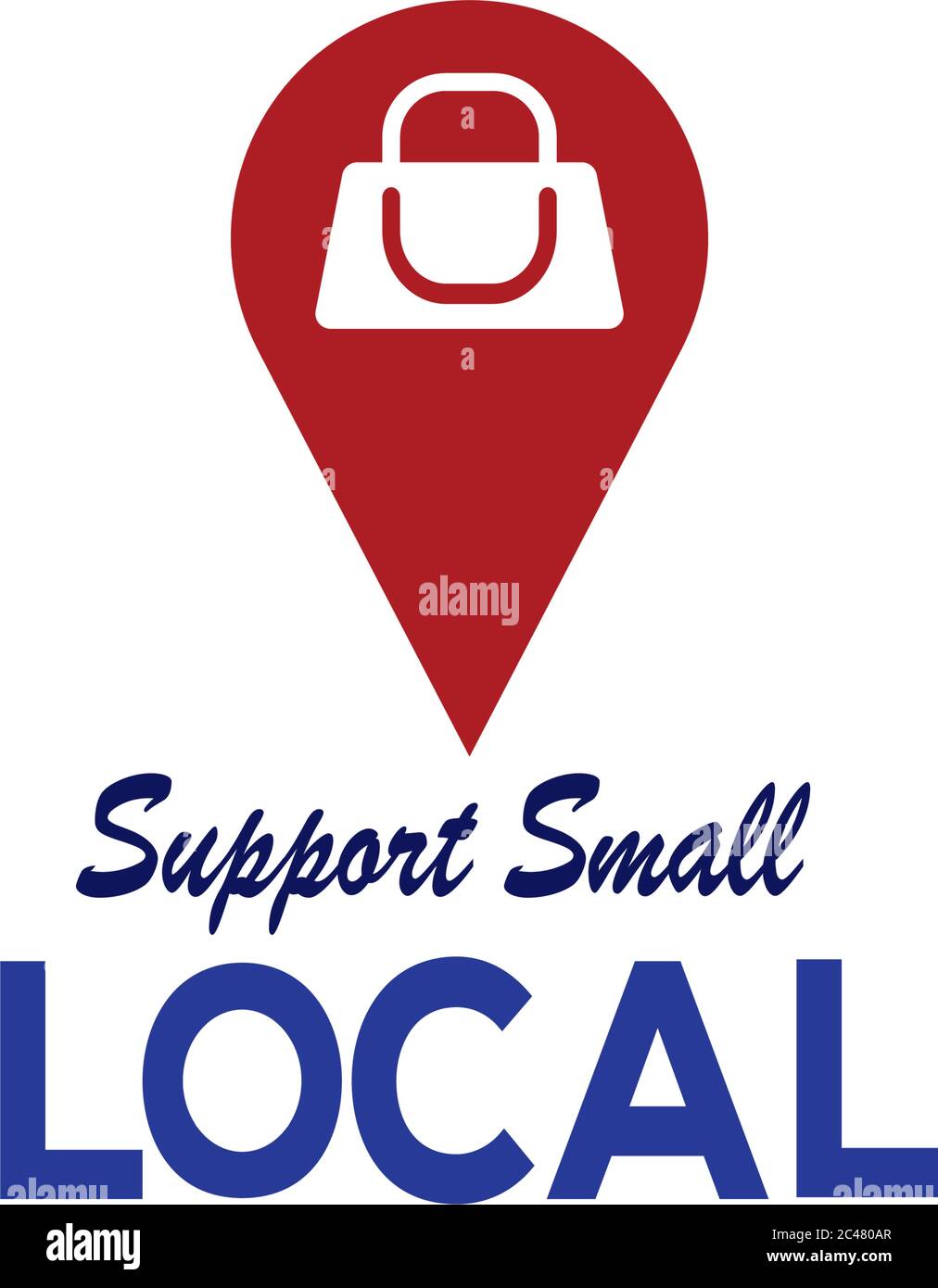 Support small poster Stock Vector Image & Art - Alamy