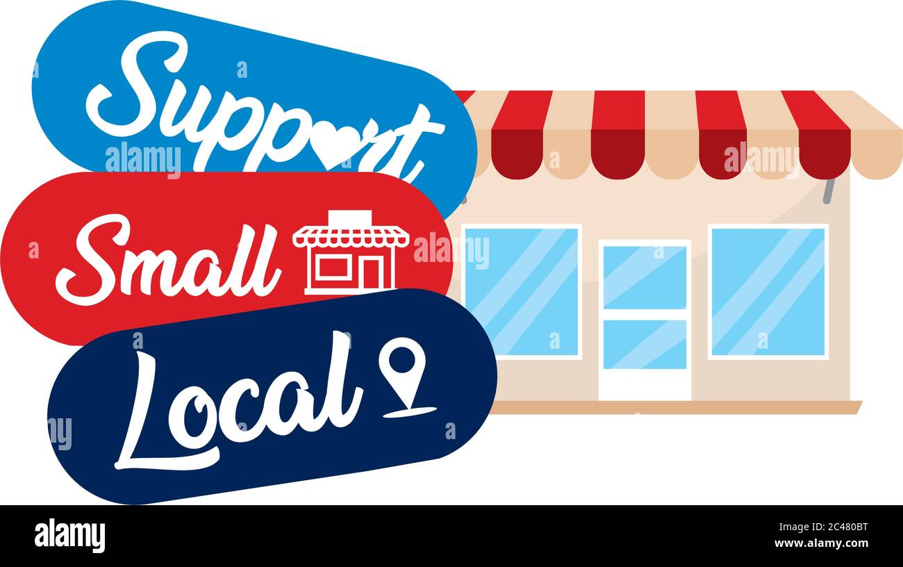 Support small poster Stock Vector Image & Art - Alamy