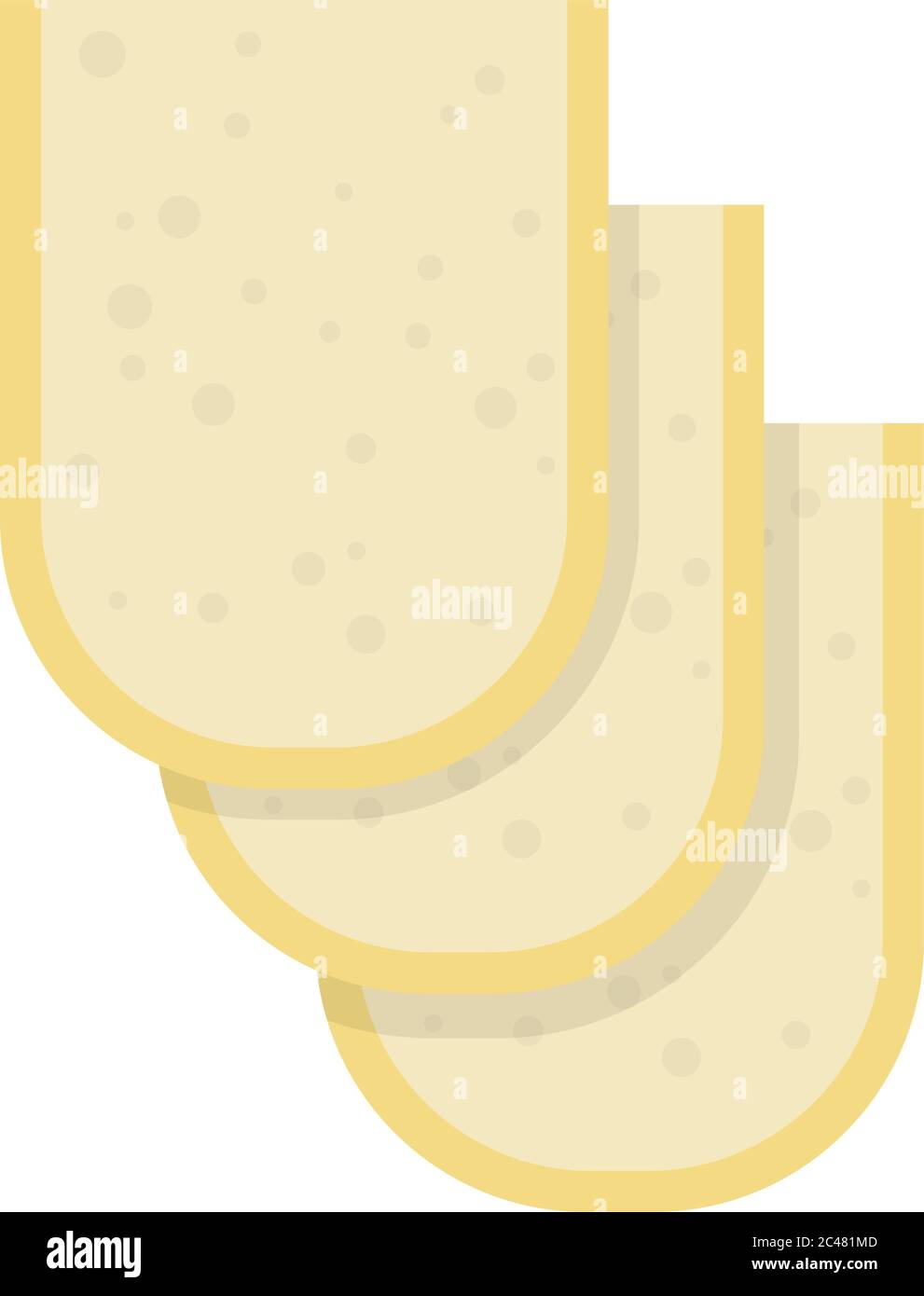 Stack of cheese slices Stock Vector Images - Alamy