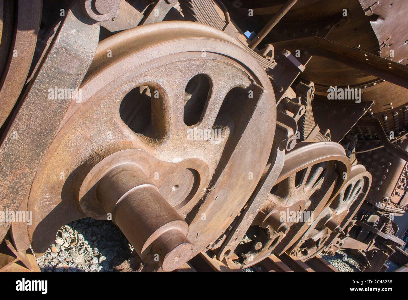 Panmunjom, South Korea - Nov 10th, 2017: the wheels of Rusted military ...