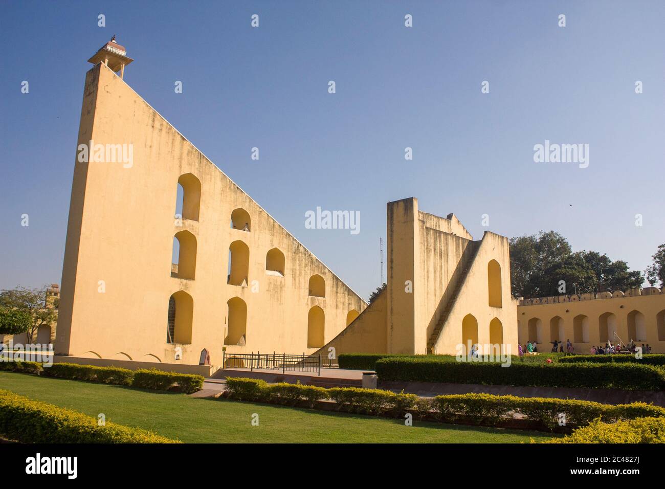 Jantar Mantar, an astronomic observation site, built in the early 18th ...
