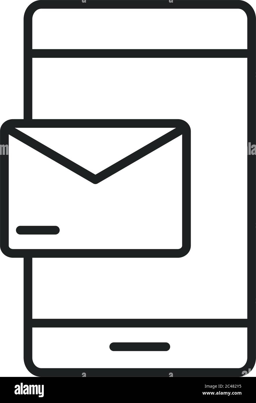 mobile phone or smartphone email message electronic technology device ...