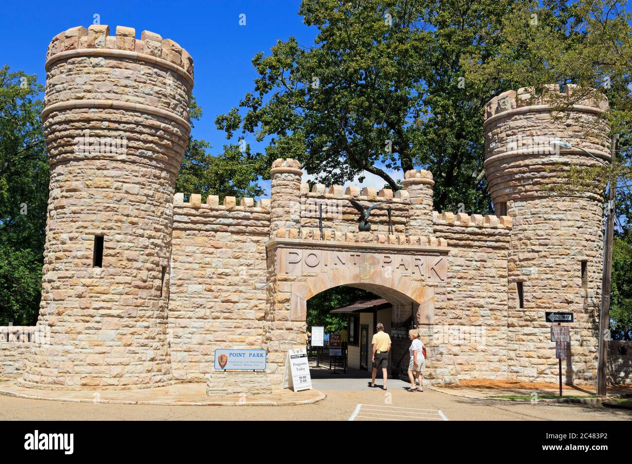 Point Park on Lookout Mountain,Chattanooga,Tennessee,USA Stock Photo ...
