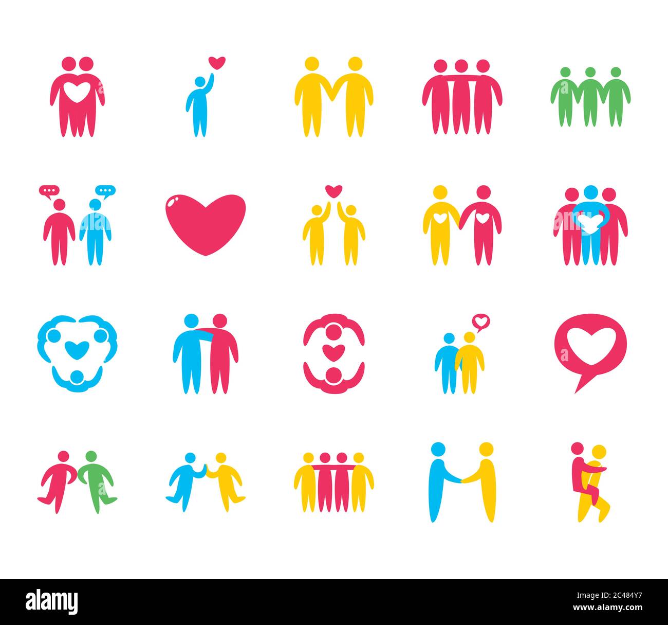 Female friendly society Stock Vector Images - Alamy