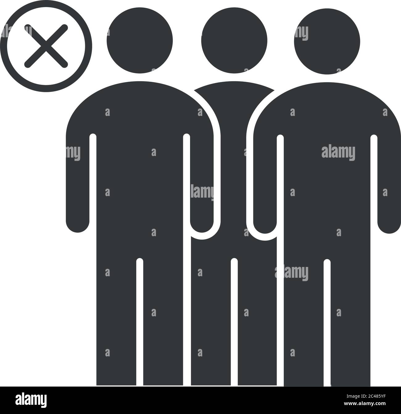 covid 19 coronavirus social distancing, isolation between person to ...