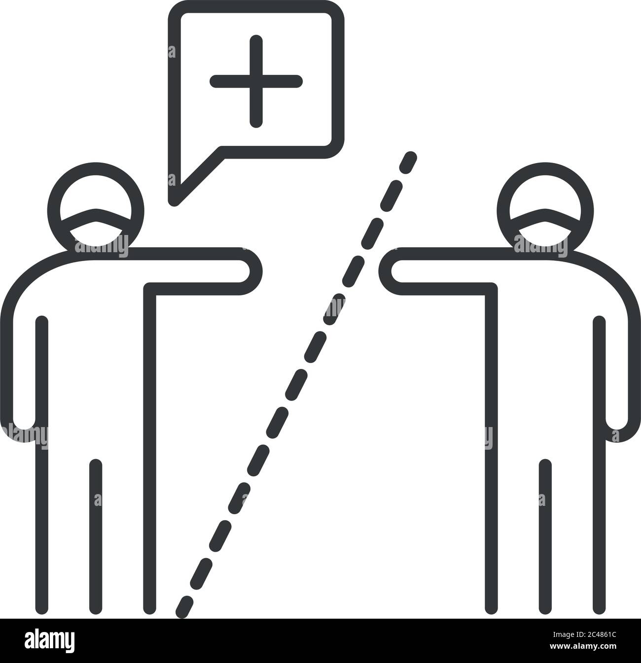 covid 19 coronavirus social distancing, keep distance, prevent outbreak ...