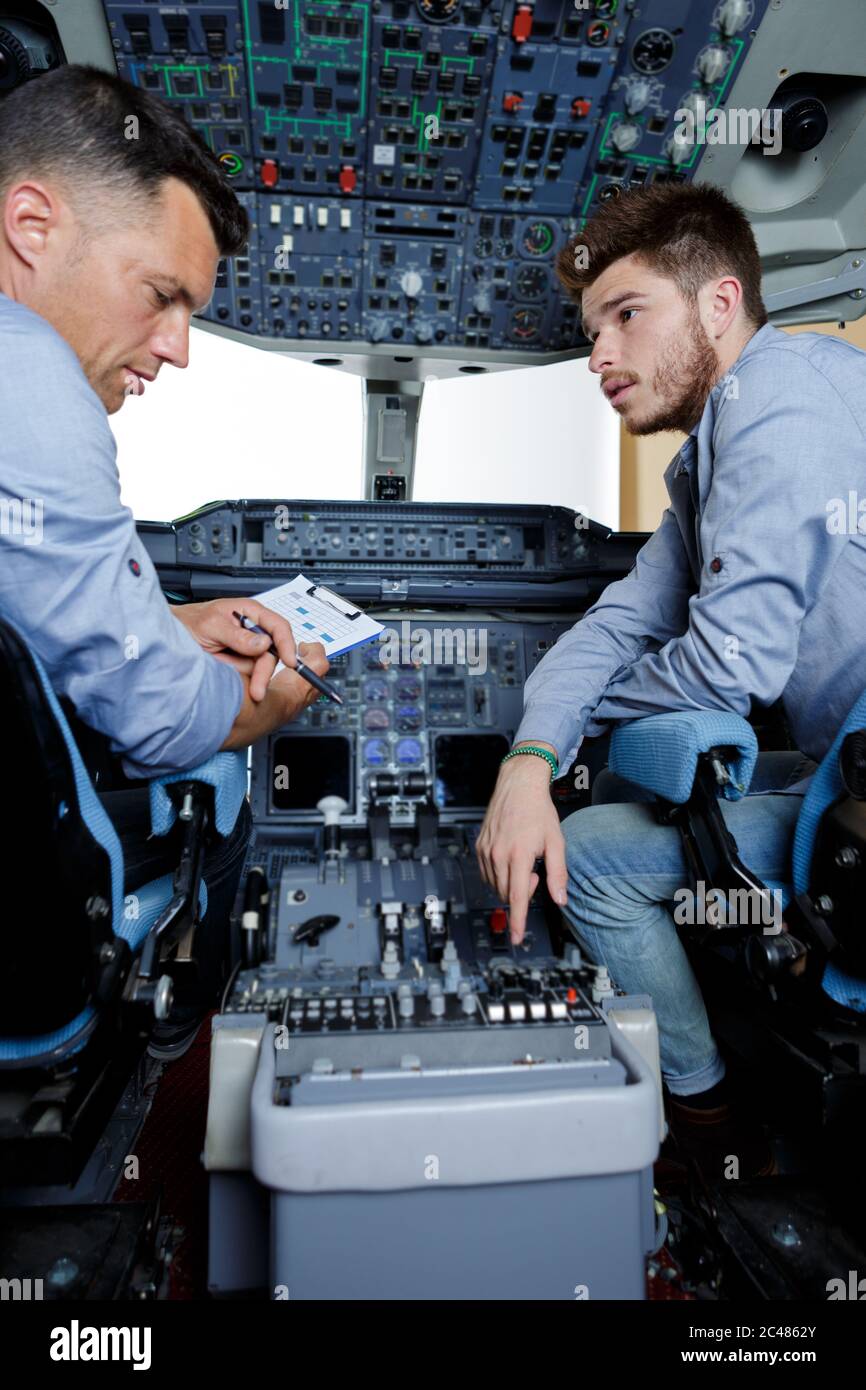 Simulator cockpit hi-res stock photography and images - Alamy