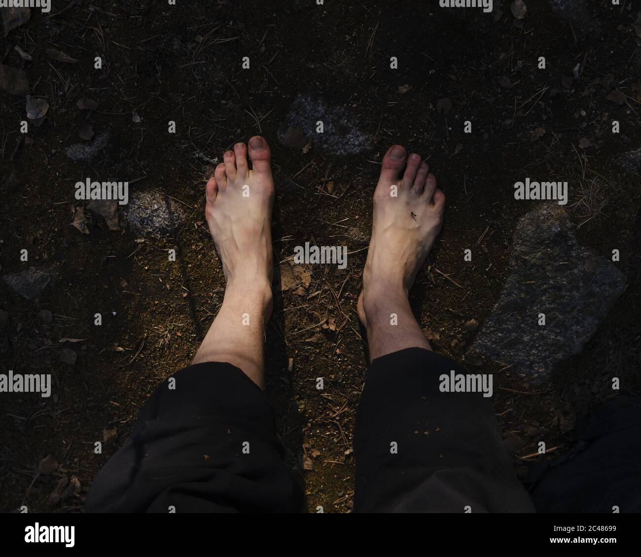 Human feet brown skin hi-res stock photography and images - Alamy