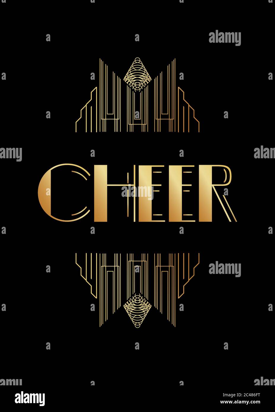 Cheer vector vectors hi-res stock photography and images - Alamy