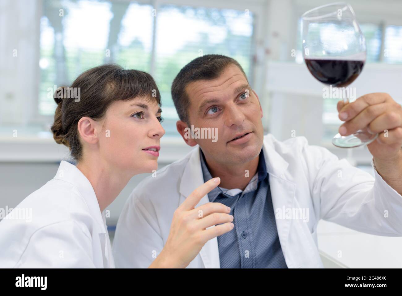 Wine testing laboratory hi-res stock photography and images - Alamy