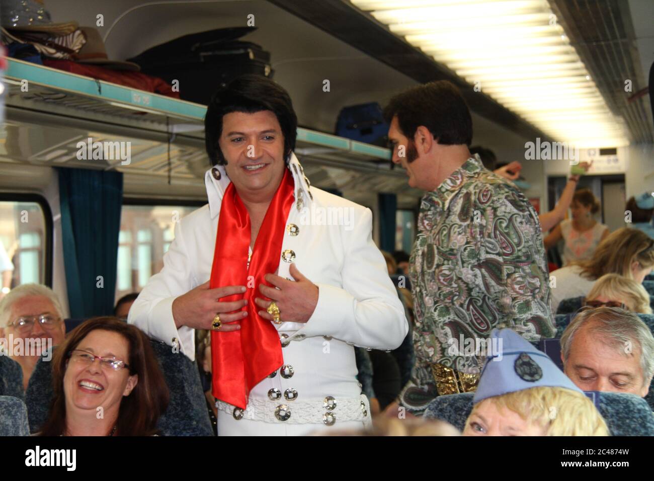 Elvis Express departs Central Station in Sydney for the Parkes Elvis ...