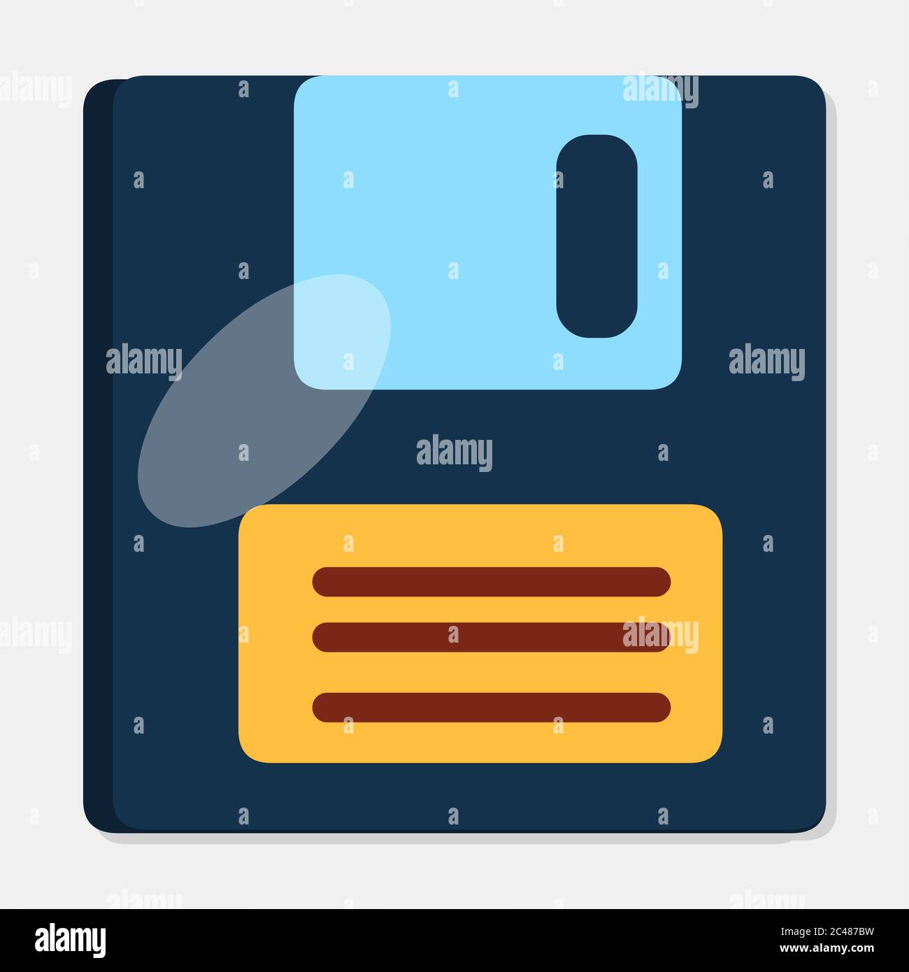 floppy disk isolated symbol vector illustration in flat style Stock ...