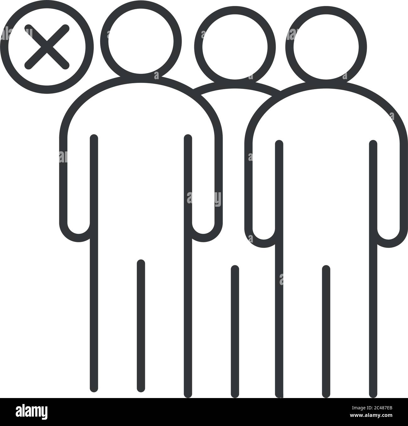 covid 19 coronavirus social distancing, isolation between person to ...