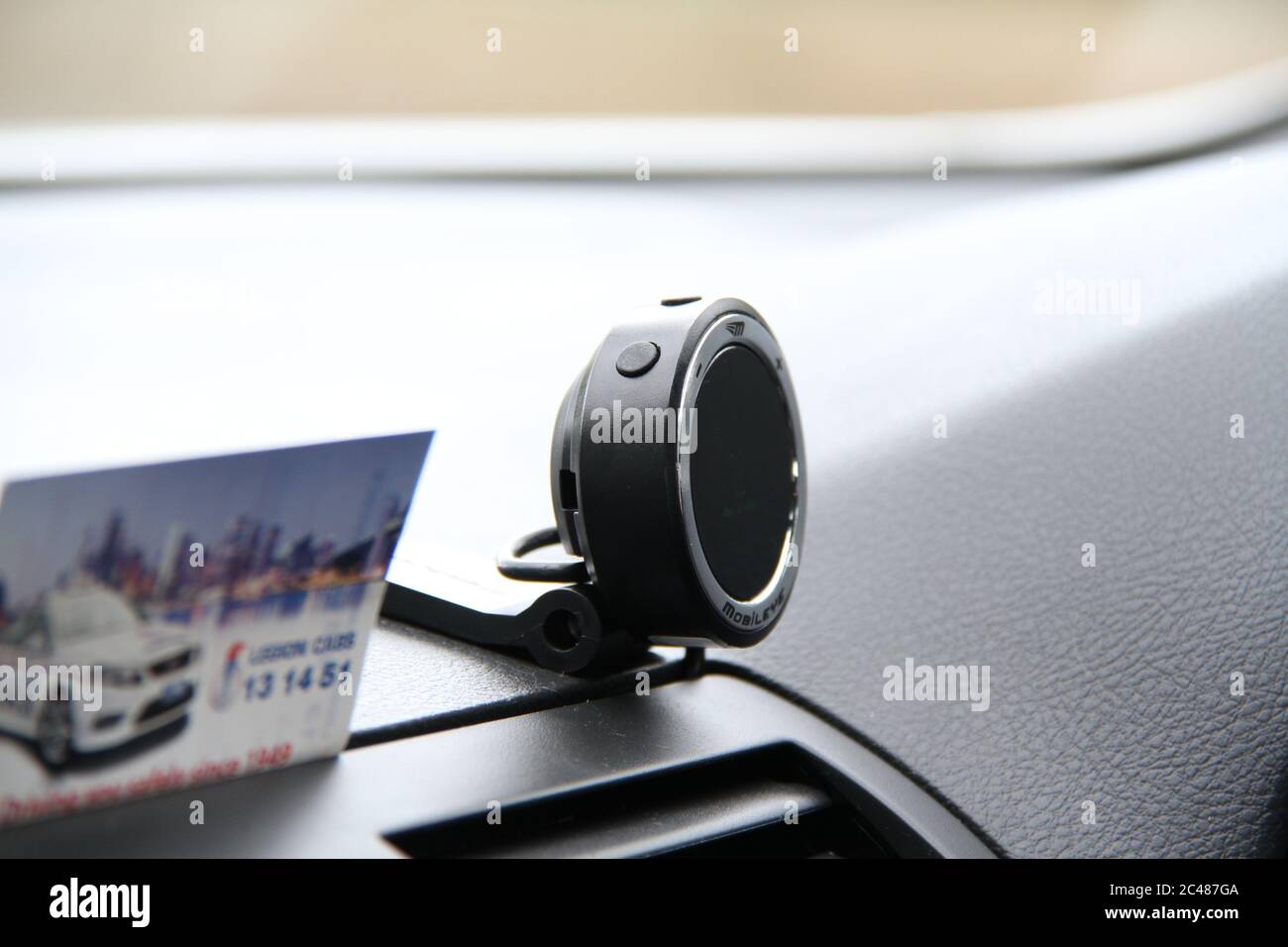 The international award winning Mobileye device inside a Legion Cab ...