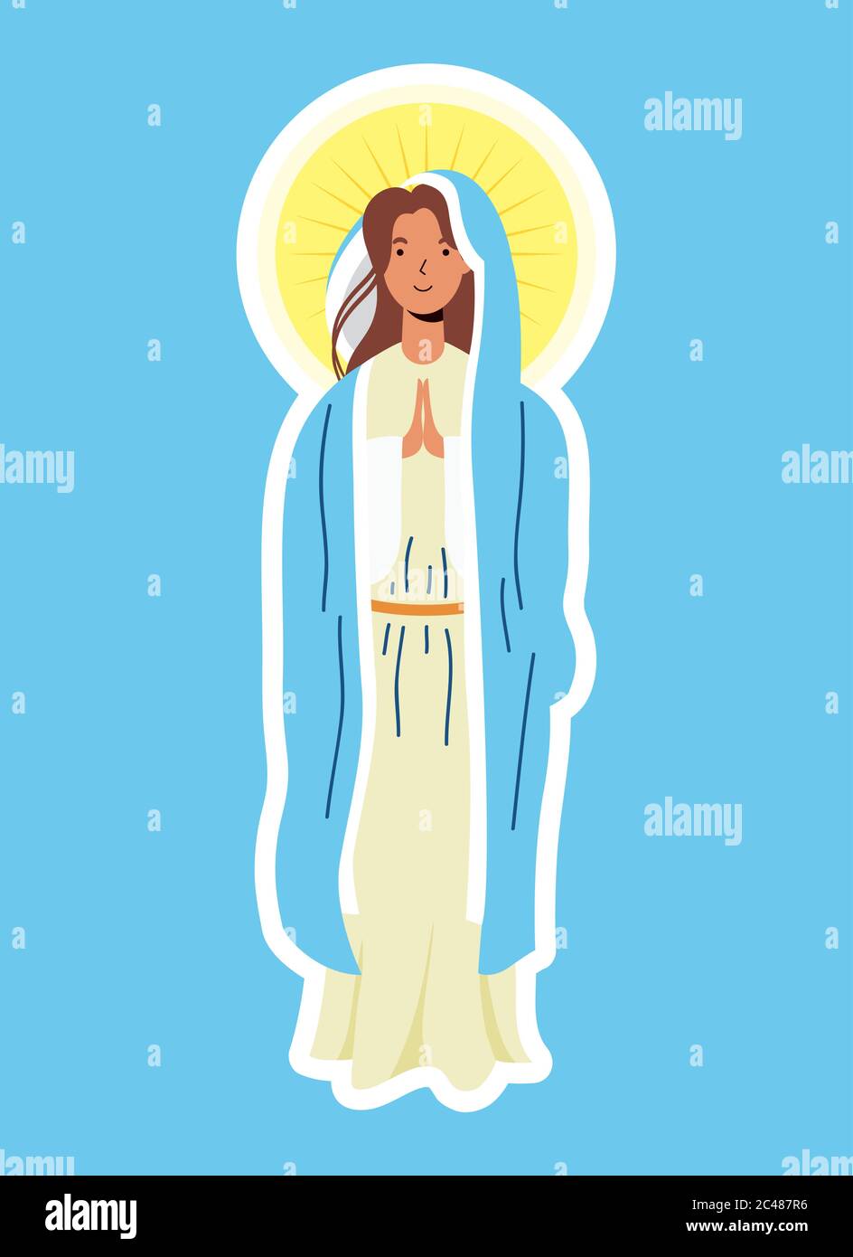miraculous virgin assumption of mary vector illustration design Stock ... miraculous virgin assumption of mary vector illustration design Stock ...