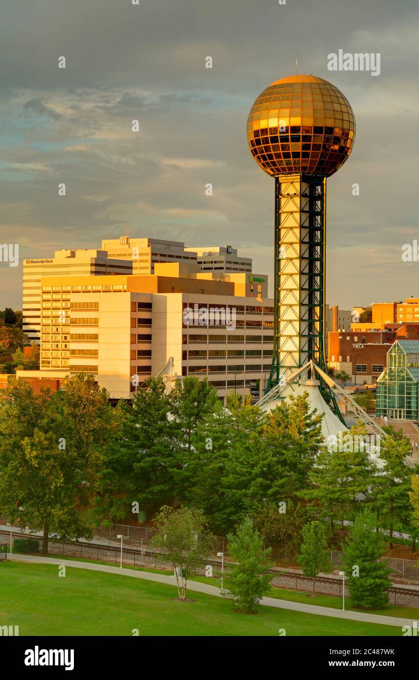 Sunsphere in World's Fair Park,Knoxville,Tennessee,USA Stock Photo - Alamy